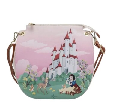 Loungefly Disney Snow White Castle Scene Crossbody Bag Purse Handbag | eBay