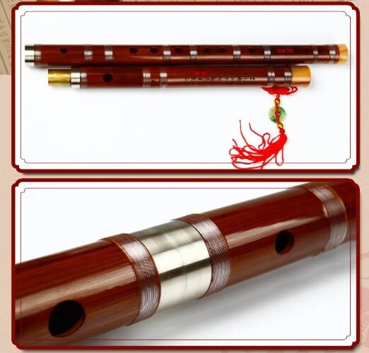 Chinese Bamboo Flute professional woodwind instruments Natural color ...