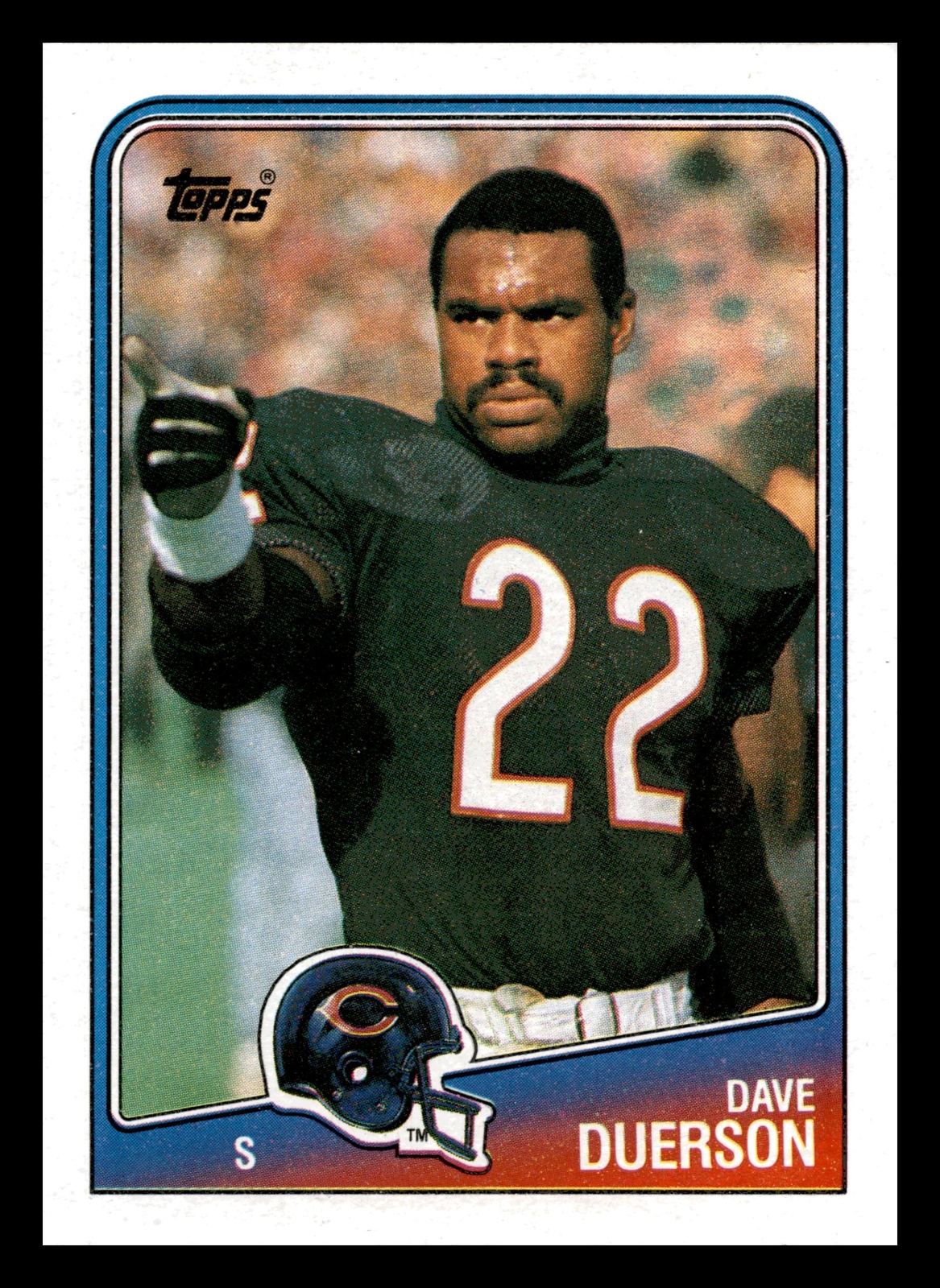1988 Topps Dave Duerson #84 Chicago Bears Mint | eBay