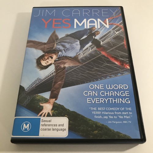 Yes Man DVD Region 4 PAL Jim Carrey Zooey Deschanel Comedy Movie | eBay