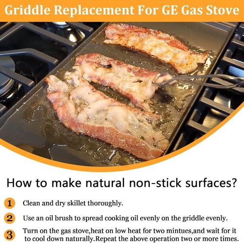 GE Gas Stove Center Griddle Plate | WB31X24738 Heavy Duty Cast Iron ...