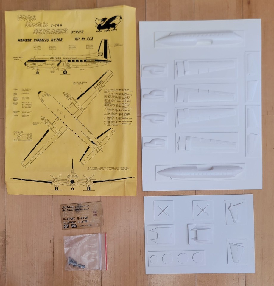 1/144 - WELSH MODELS - SL3 - AUTAIR INTL AIRWAYS - HAWKER SIDDELEY HS ...