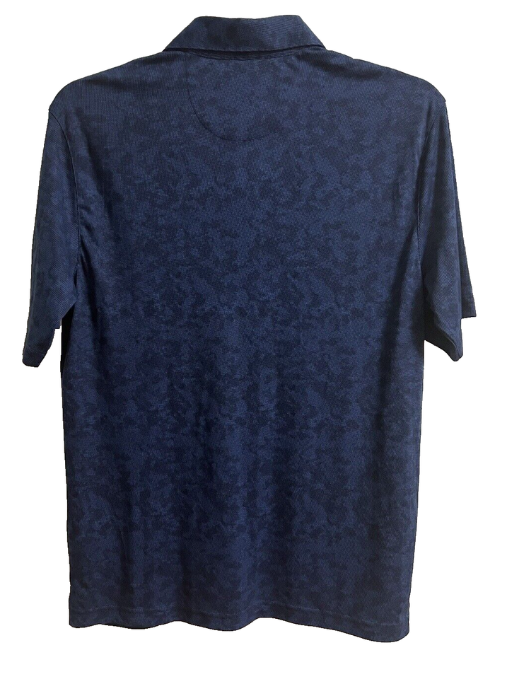 New Men's Medium Greg Norman Short Sleeve Polo Shirt Navy Camo Print | eBay