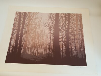 Todd Rowland print 'Tall Trees II' 119/275 sepia toned 25x32 LE | eBay