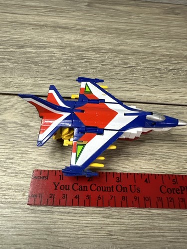 Transforming Robot Air Fighter Airplane Toy 6” Jet Sky Battle Quick ...