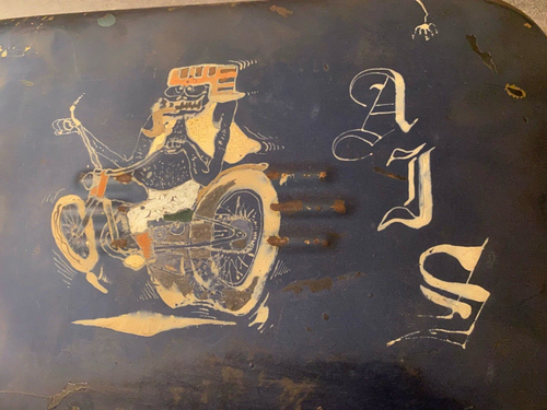 AJS Collectors oil tank hand painted by Ed " Big Daddy" Roth... | eBay