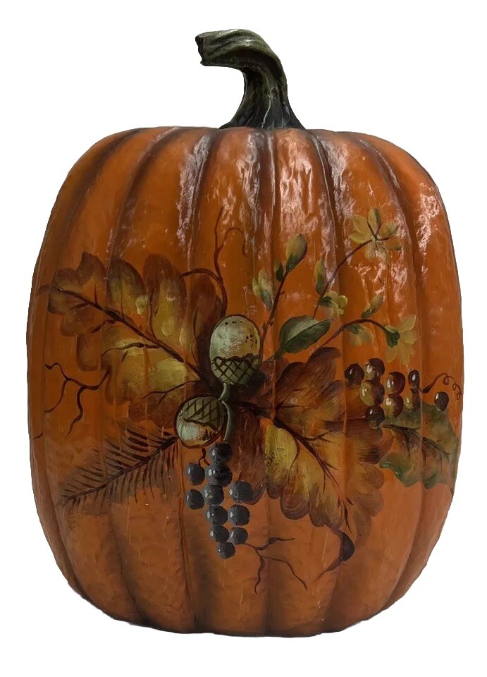 Autumn Acorns Pumpkins Leaves