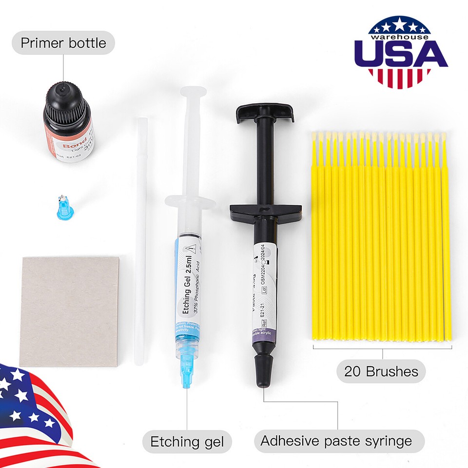 Dental Bracket Braces Glue Ortho Bonding Agents Light Cure Resin ...