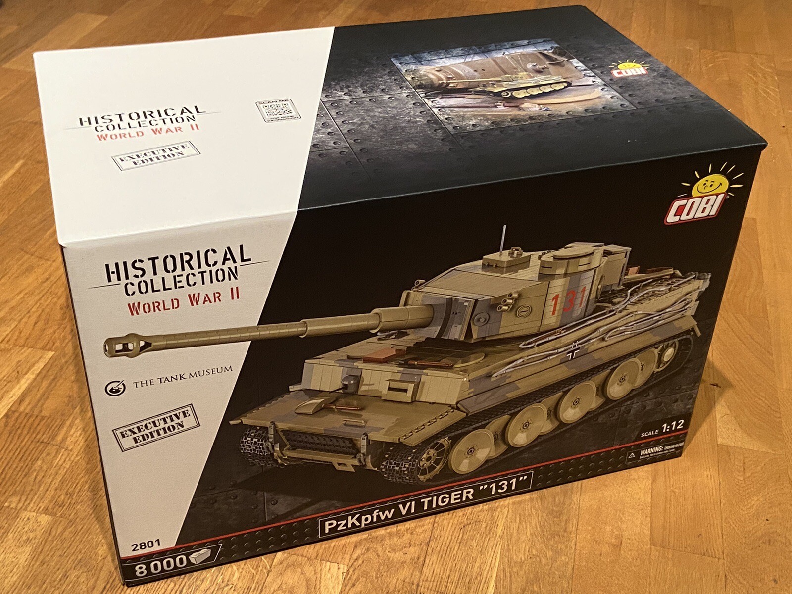 COBI 2801 1:12 Deutscher PzKpfW VI TIGER "131" Tank Museum 8000 ...