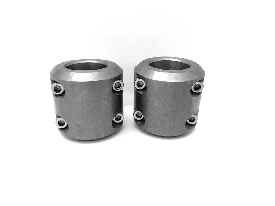 Steel bolt on pipe tube clamps 1" universal roll cage mount cage bung ...