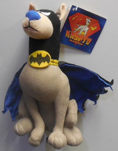 PELUCHE KRYPTO THE SUPERDOG DC WARNER BROS con etichetta
