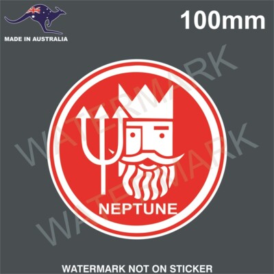 NEPTUNE STICKER PETROLEUM OIL DECAL FOR TOOLBOX SHED ETC | eBay Australia