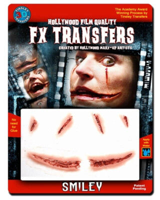 Smile Cheek Cuts Killer Wound 3D FX Transfer Costume Accessory | eBay