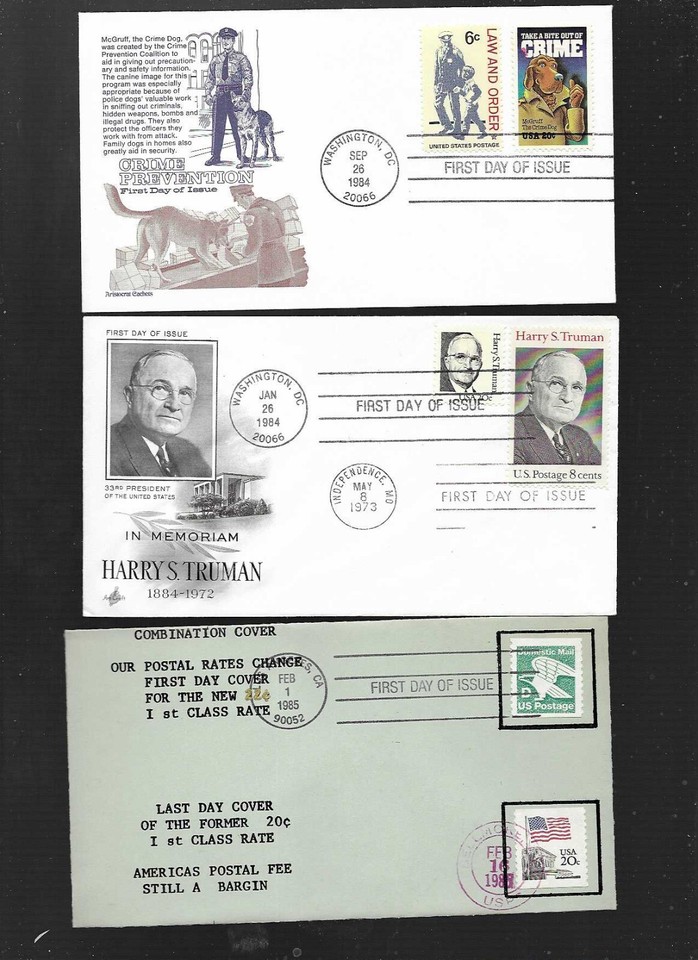 US FDC FIRST DAY COVERS COLLECTION LOT OF 24 WITH COMBO | eBay