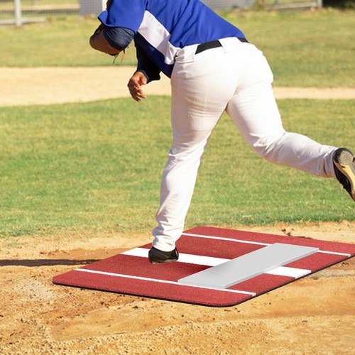 Baseball Pitching Mat Portable Anti Slip Pad Batters Mat Drills ...