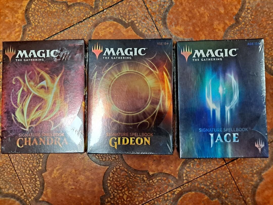 Gideon + Chandra + Jace Signature Spellbook Sealed Boxes MTG New ...