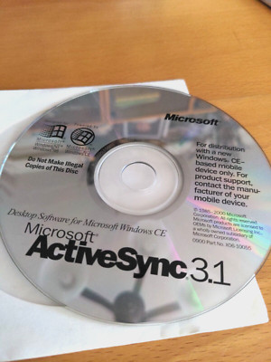 Microsoft ActiveSync 3.1 for Microsoft Windows NT, 98, & CE-based Mobile Device | eBay