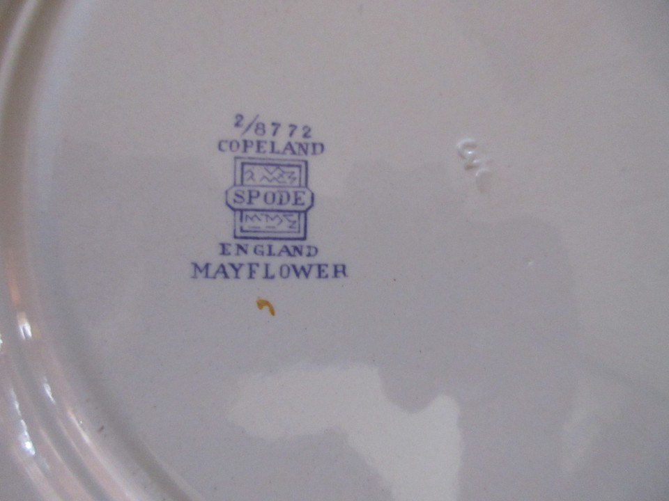 Copeland Spode Mayflower 10 3/4-inch Dinner Plates Set of Four(4) Great ...