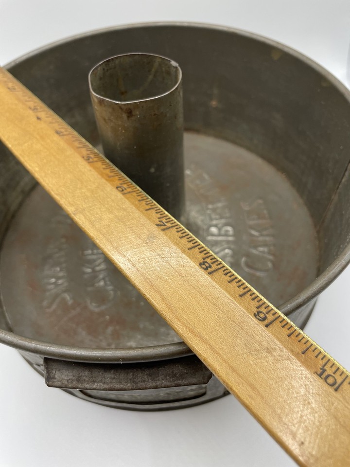 Original Vintage 9” Swans Down Angel Cake Tin Pan | eBay