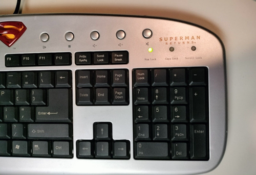 Superman Returns SP-6000 Super Slim Keyboard I-Rocks for sale online | eBay