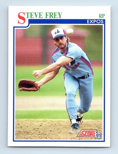 1991 Score Straight from the Pack Steve Frey Montreal Expos #436 | eBay