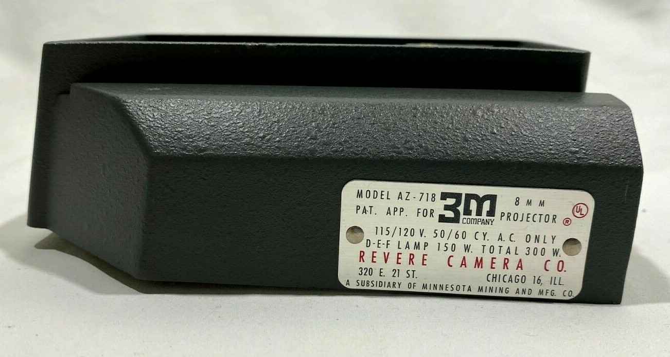 3M Revere AZ-718 8mm Movie Projector Refurbish Parts Kit (Badges ...