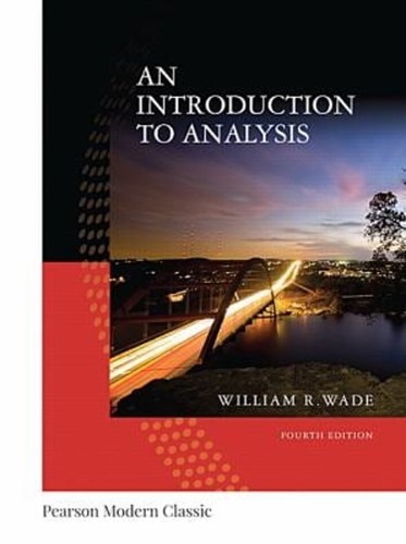 Introduction to Analysis, an Classic Version Paperback William Wa ...