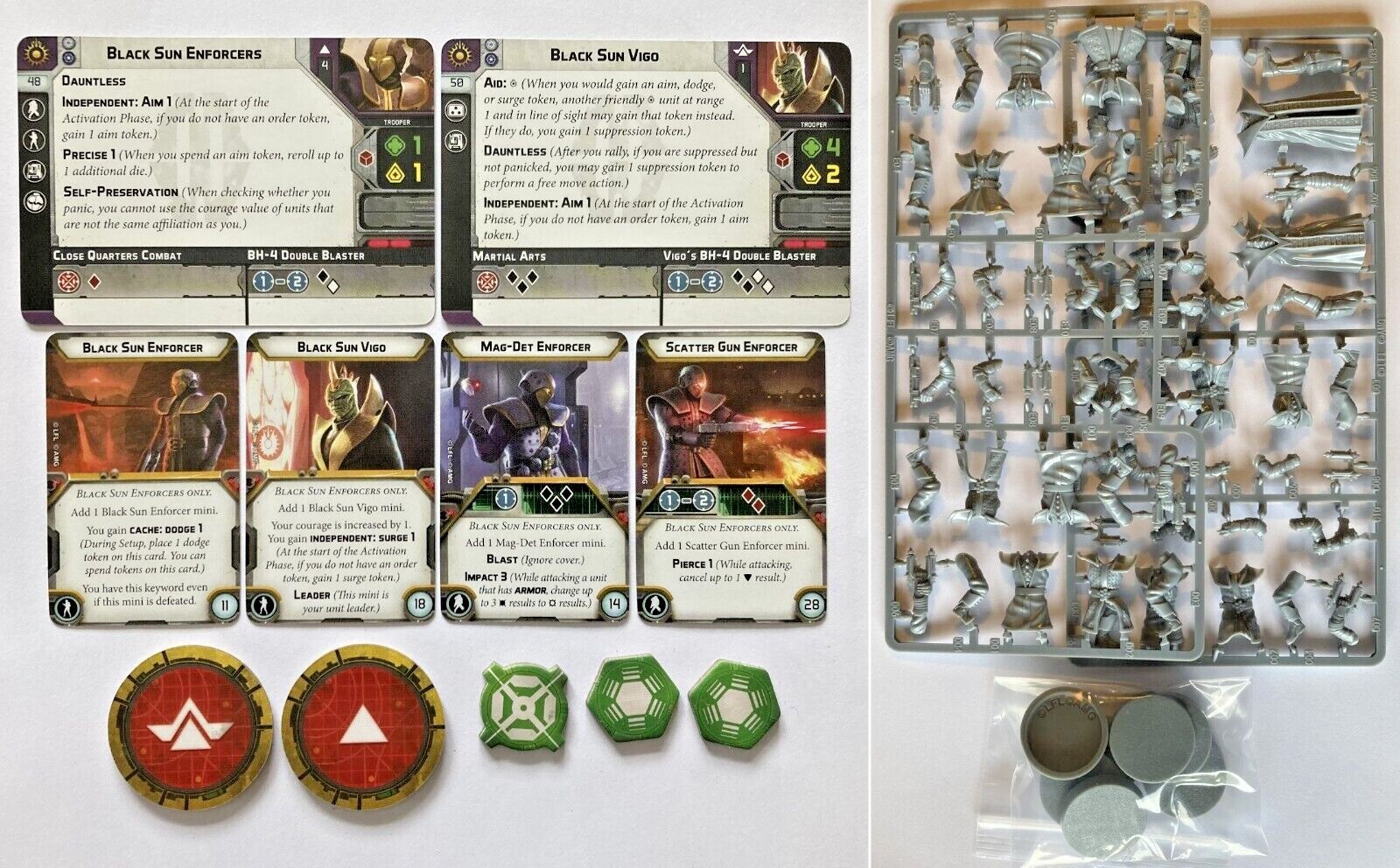 Shadow Collective Unit & Cards Multi-listing Star Wars Legion Atomic ...