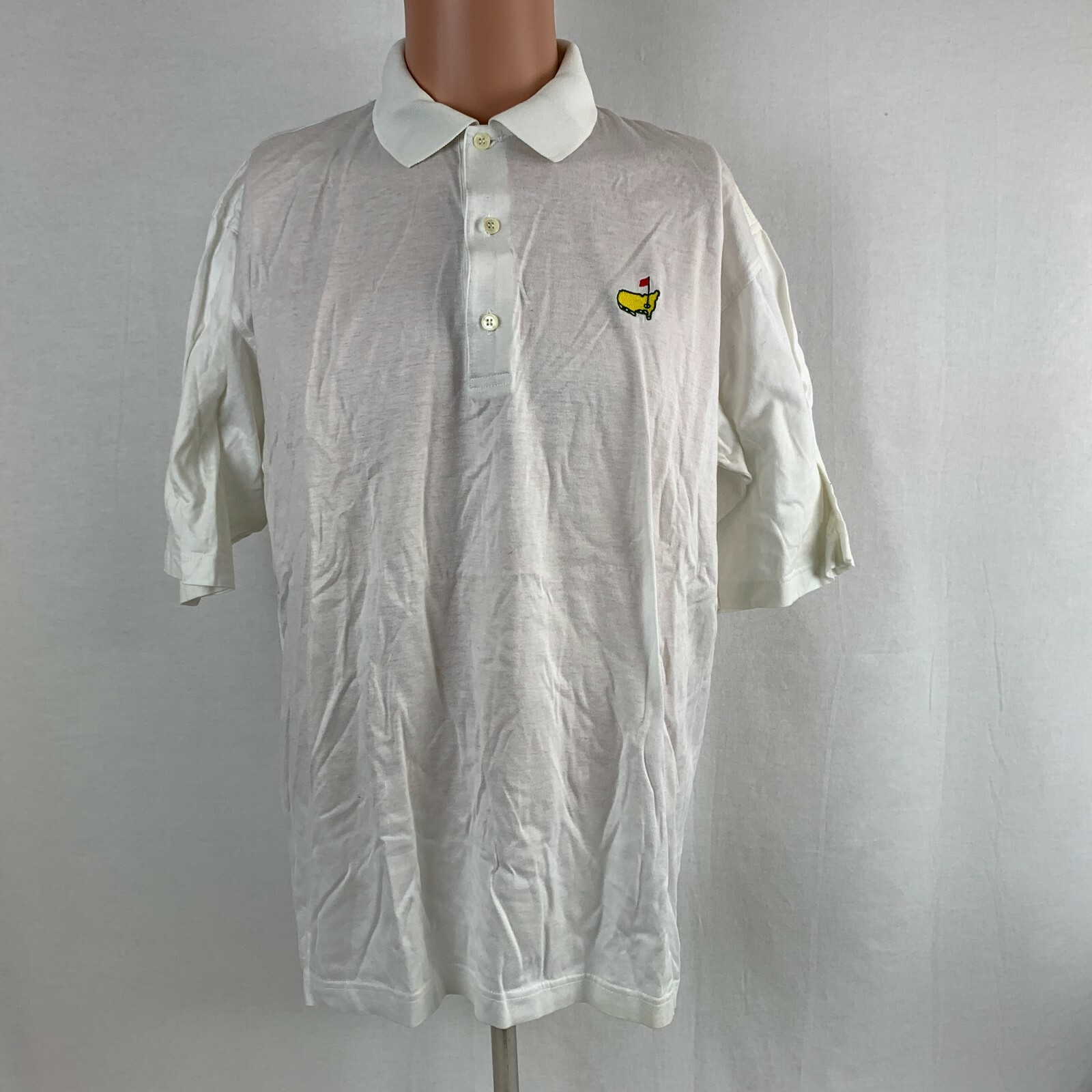 Slazenger Augusta National Golf Shop Masters Embroidered Polo Shirt Vtg ...