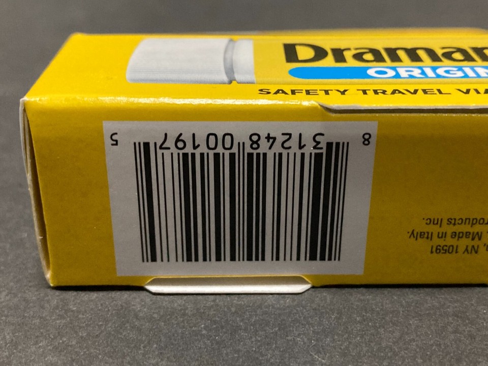 Dramamine Motion Sickness Relief, 50 mg Original Formula, 12 Tablets 08 ...