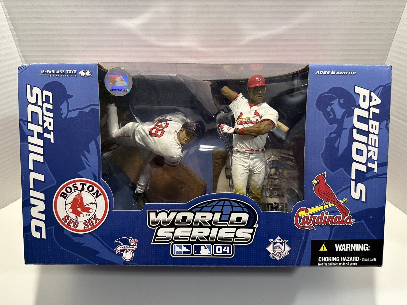 Albert Pujols Cardinals Curt Schilling Red Sox McFarlane World Series Figure MLB | eBay