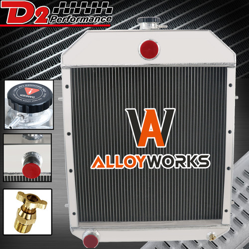 D81055 3 Row Radiator For Case-IH Backhoe 480D 480LL 580 Super D 580D ...
