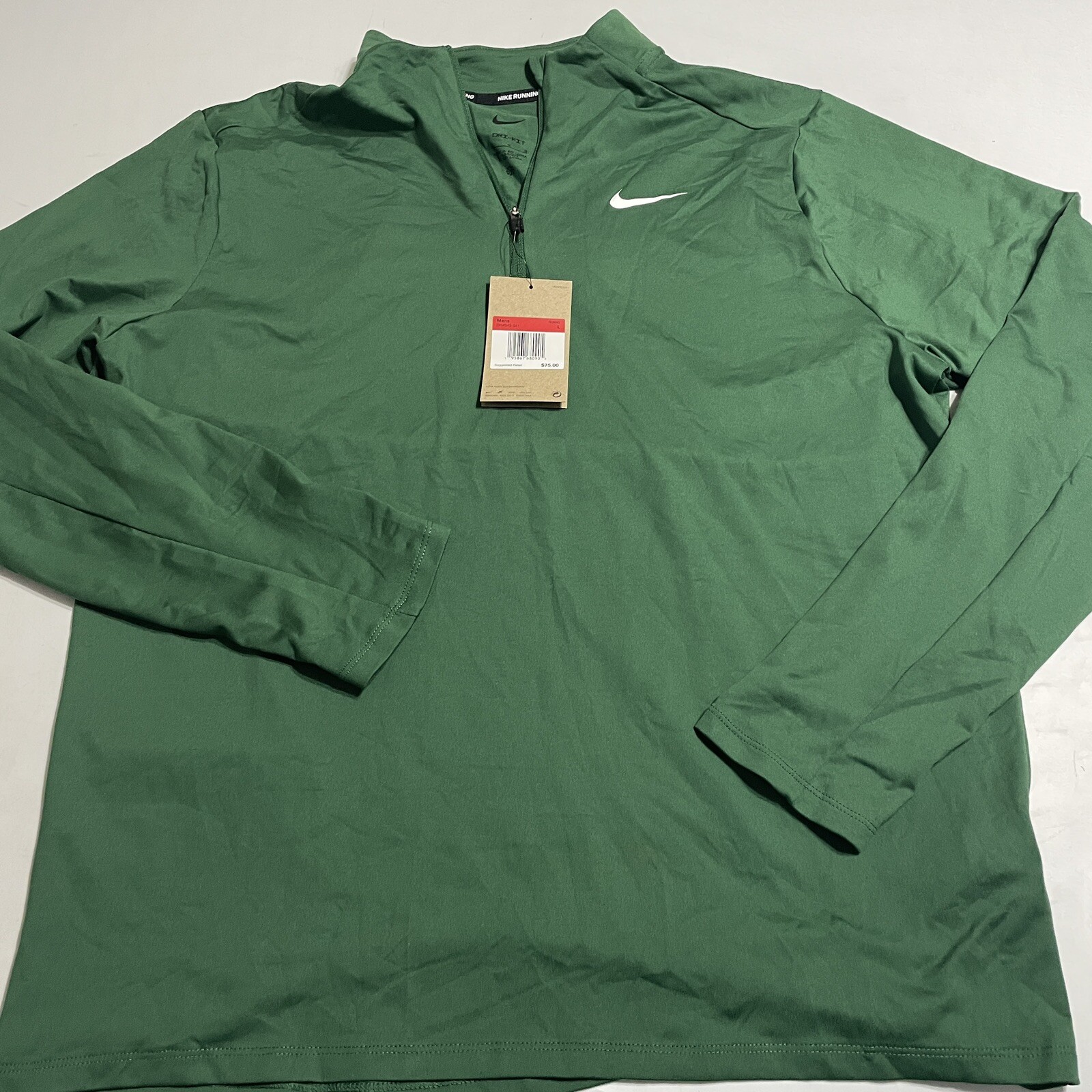 NIKE+MENS+DRY+ELEMENT+1%2F2+ZIP+1%2F4+PULLOVER+JACKET+DH4949+NAVY+BLUE ...