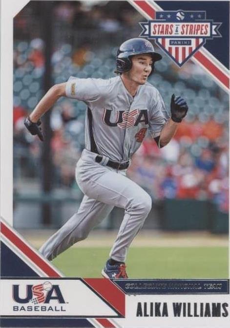 2020 Panini USA Baseball Stars & Stripes - Alika Williams #11 (RC) for ...