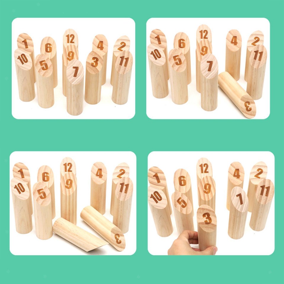 Wooden Toss Game Indoor Outdoors Family Children Lawn Beach Scatter ...