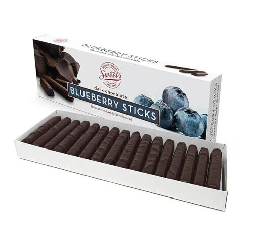 Sweet Candy Company Dark Chocolate Blueberry Sticks - Gourmet Chocolate ...