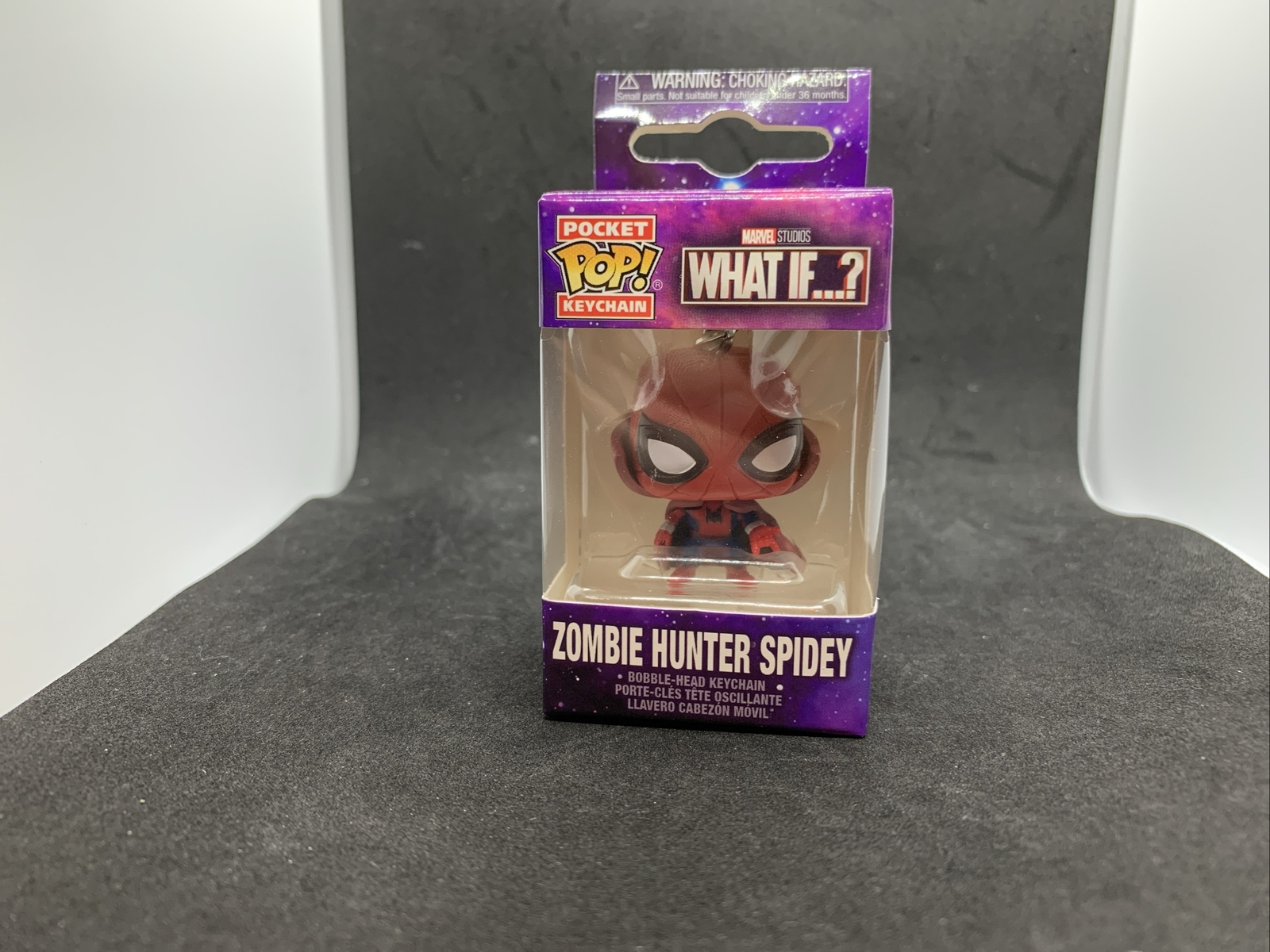 Funko Pocket Pop Keychain Marvel What If? Zombie Hunter Spidey Viny New ...