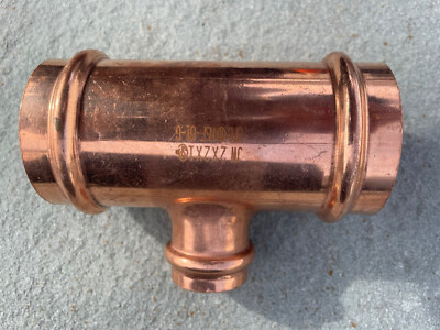 2x2x1. Copper Pressed Tee. New | eBay