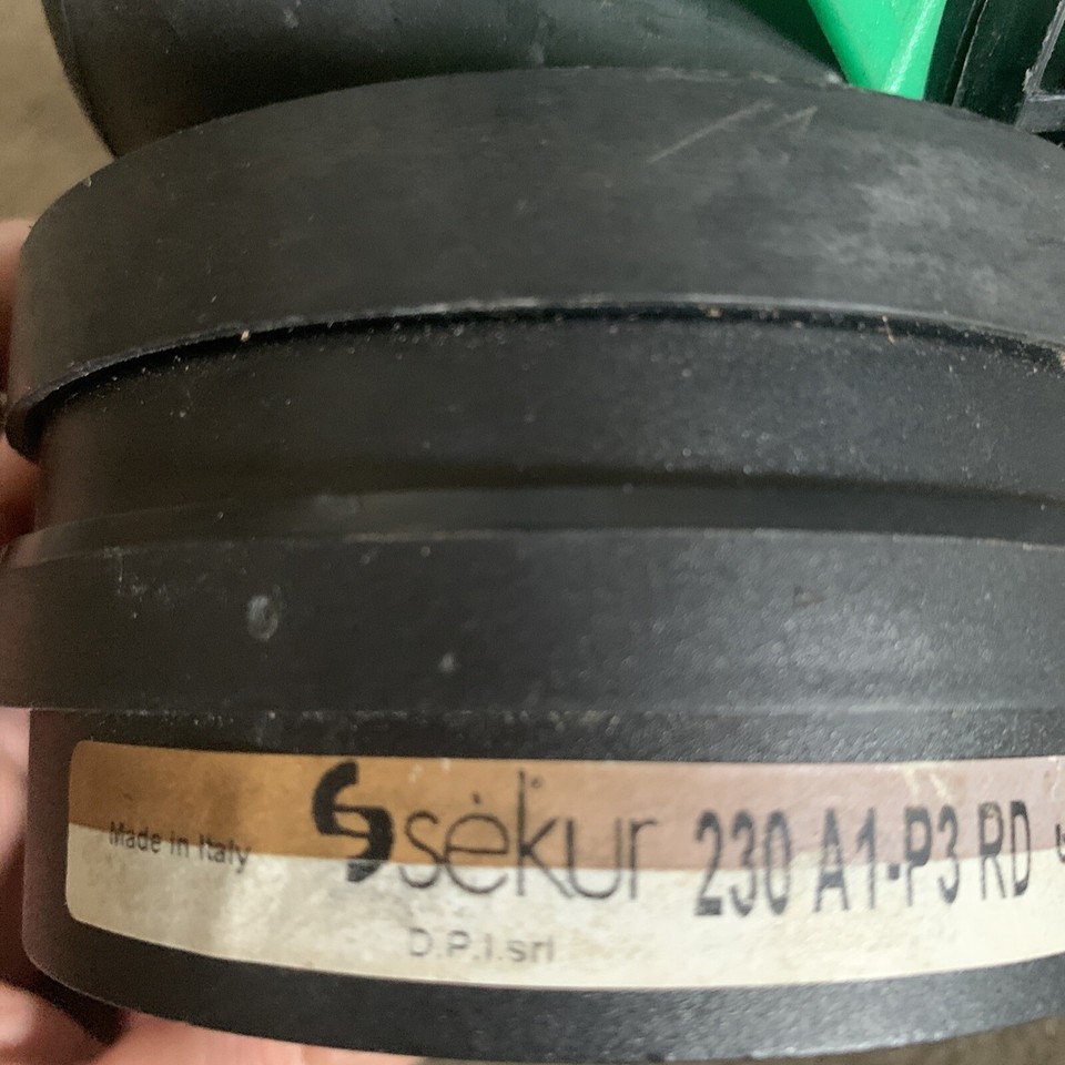 SEKUR Gas MASK POLIMASK 2019 Used SILICONE Respiratory halloween Fancy ...