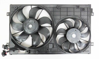 FITS AUDI TT 2004 2005 2006 3.2L RADIATOR COOLING FAN ASSEMBLY SHROUD ...