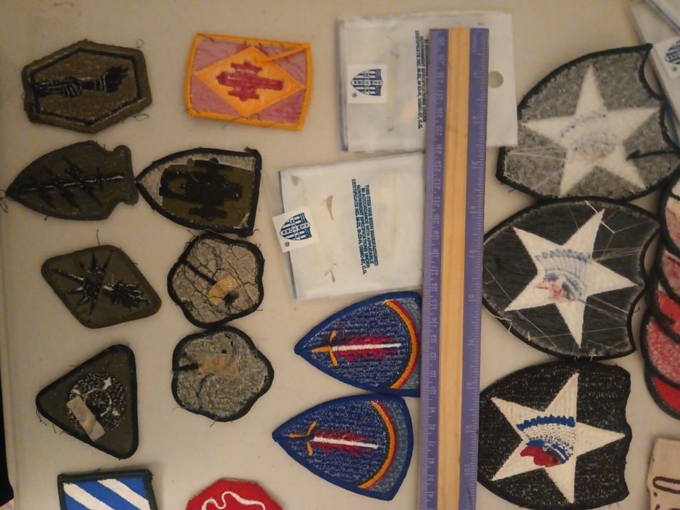 US Army Military Patches Big Lot Airborne Calvary 104th 25th Health ...