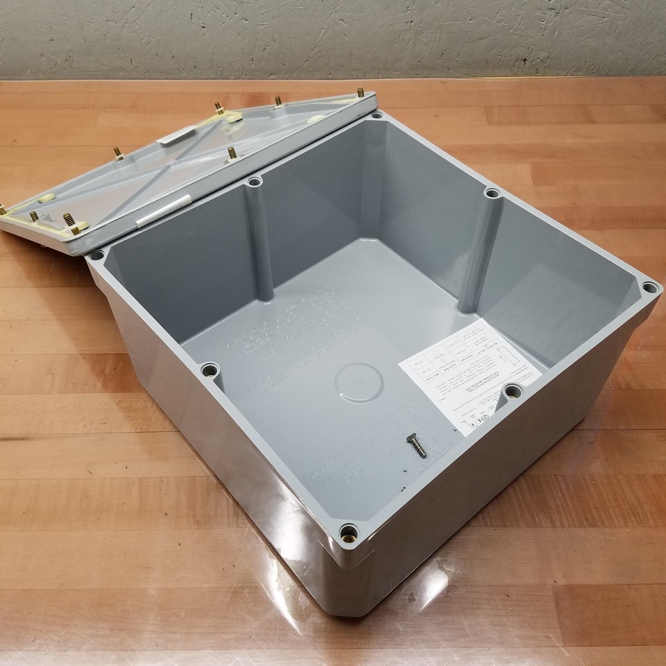 Scepter JB12126 PVC Junction Box Enclosure, 12" x 12" x 6" - USED | eBay