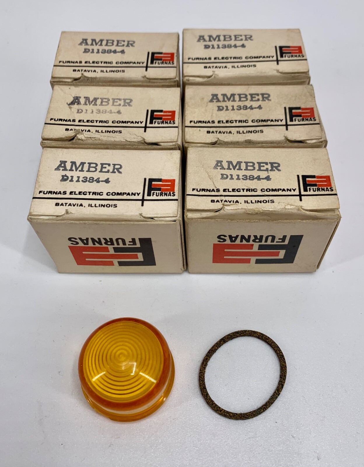 Lot of 7 Furnas D11384-4 AMBER Lens Covers (5102) NIB | eBay