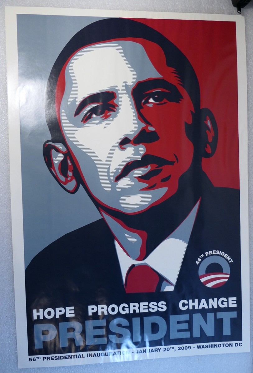 Obama Campaign Poster Change Barack Obama (We Are The Change)