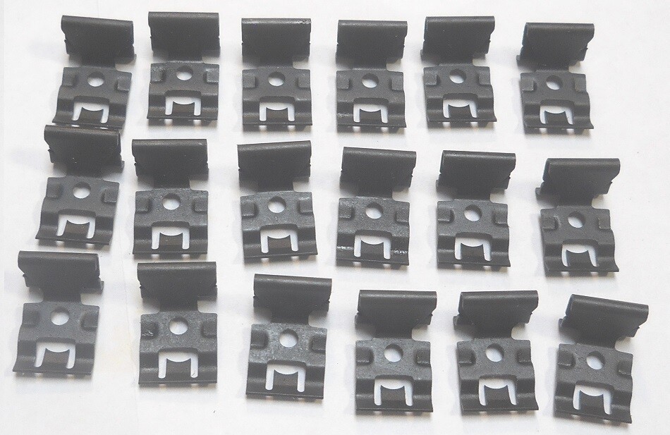 1959 1960 Chevy Chevrolet El Camino Rear window trim clips fasteners ...