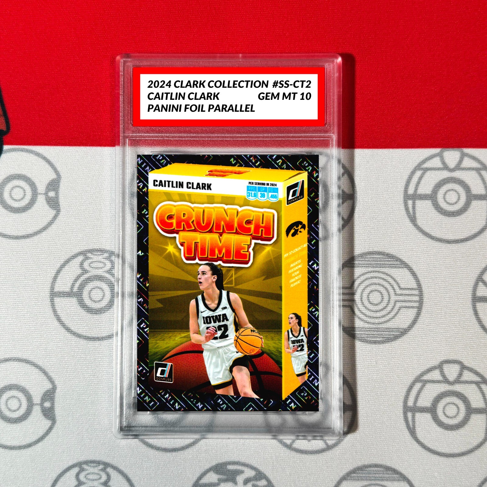 Graded 10 Caitlin Clark RC Panini Parallel Foil Card #SS-CT2 2024 ...