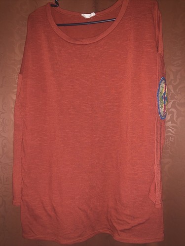Twenty Second Tunic Top Size L Large Orange | eBay