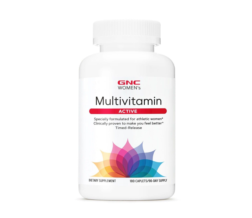 GNC® Women's Multivitamin Active Supplement 180 Caplets 90 Day Supply ...