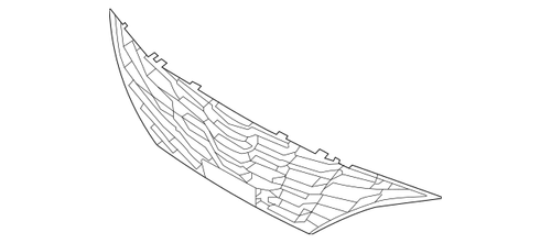 Brand New 2021-2023 Hyundai Elantra Front Grille Black Genuine OEM ...