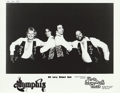 Vintage 1981 Memphis Band 8x10 Black & White Promo Photo | eBay
